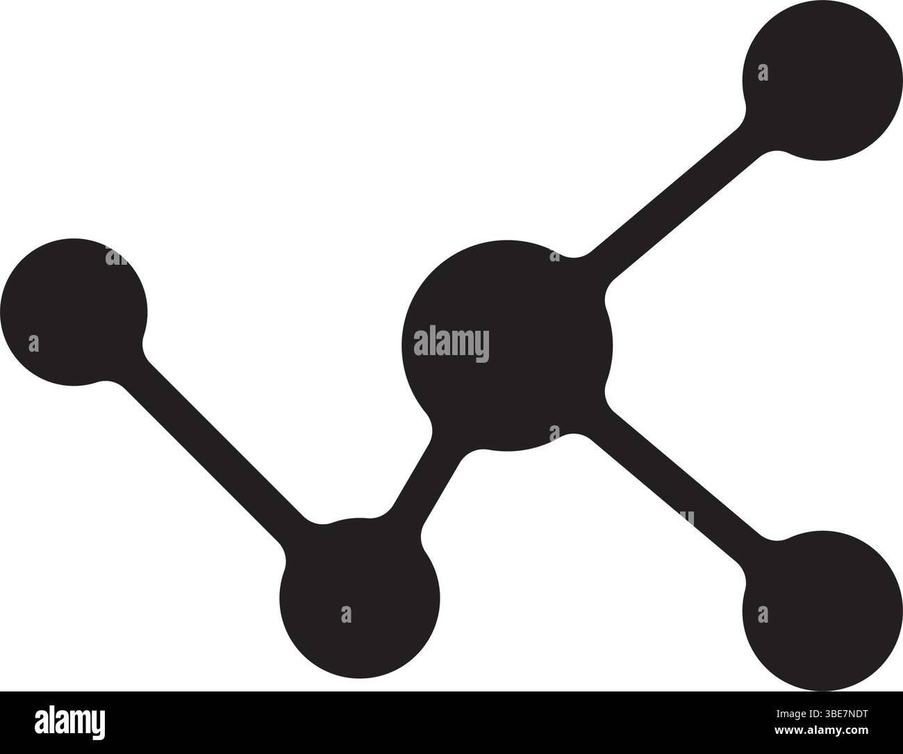 molecular element logo illustration symbol design Stock Vector Image ...