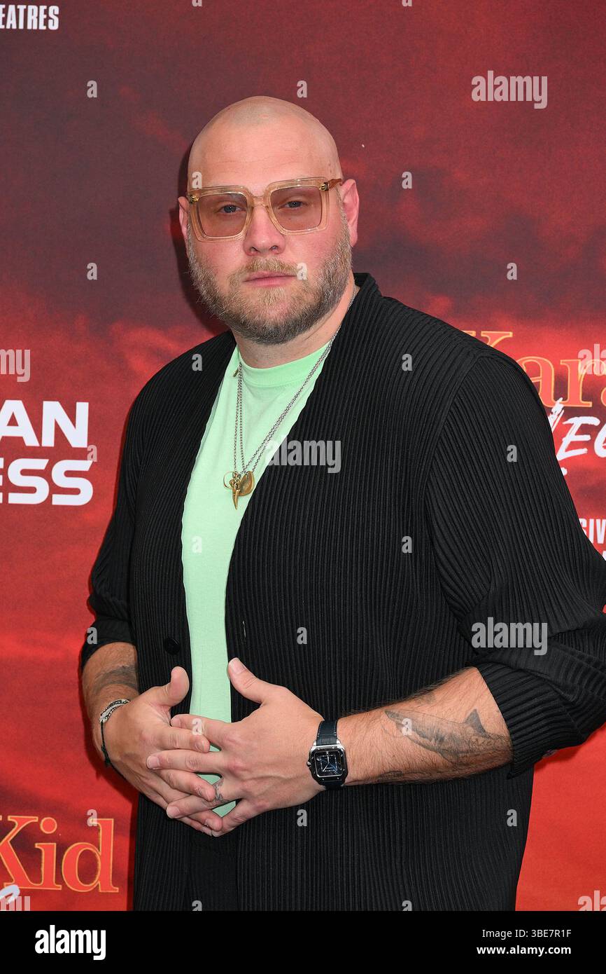 Dominic Lewis attends the World Premiere of "Karate Kid: Legends" on ...