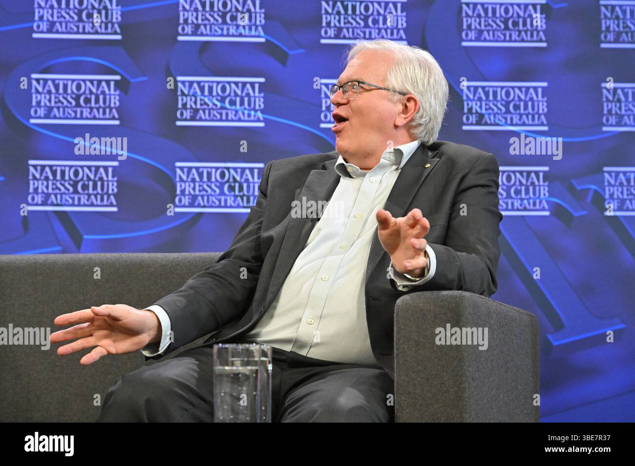 Canberra, Australia. 28th May, 2025. Nobel Prize-winning astronomer ...