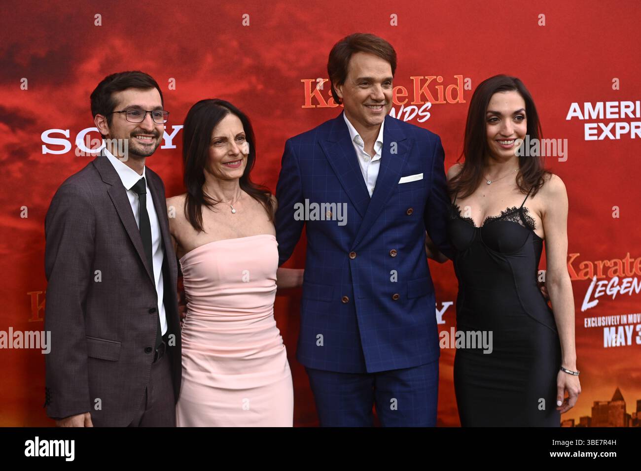 Ralph Macchio, Phyllis Fierro and family Stock Photo - Alamy