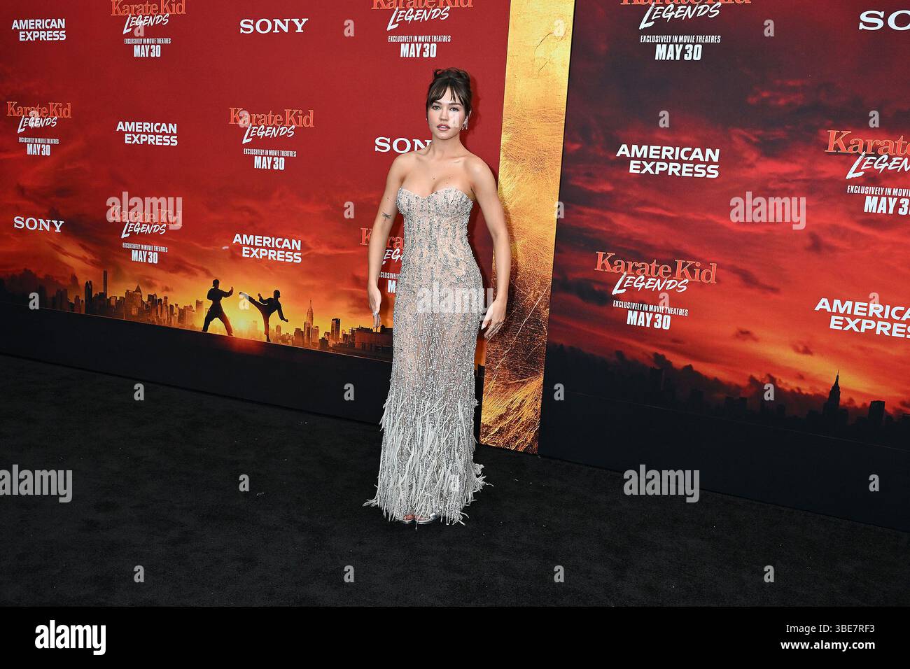 Sadie Stanley attends the World Premiere of "Karate Kid: Legends" on ...