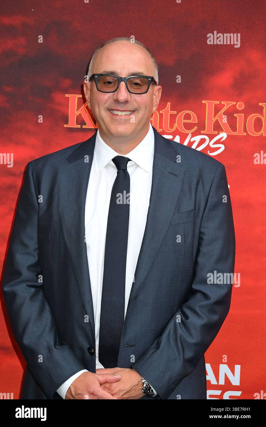Rob Lieber attends the World Premiere of "Karate Kid: Legends" on May ...