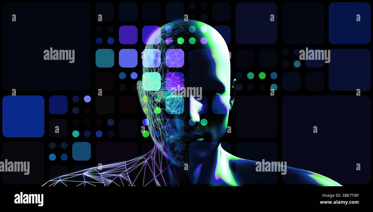 Artificial Intelligence Ai Medical Serices Science Technology Art Stock ...