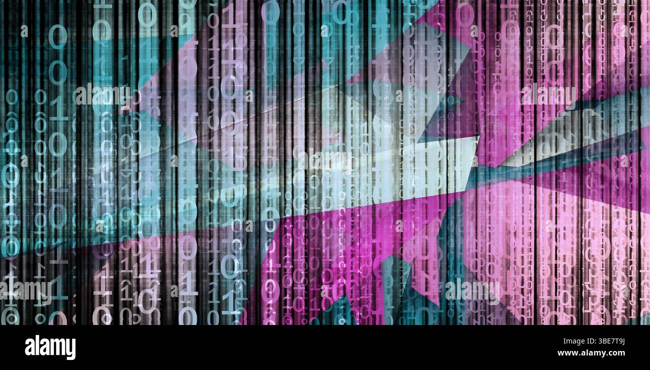 Virtualization Technology as an Industry Concept Abstract Stock Photo ...