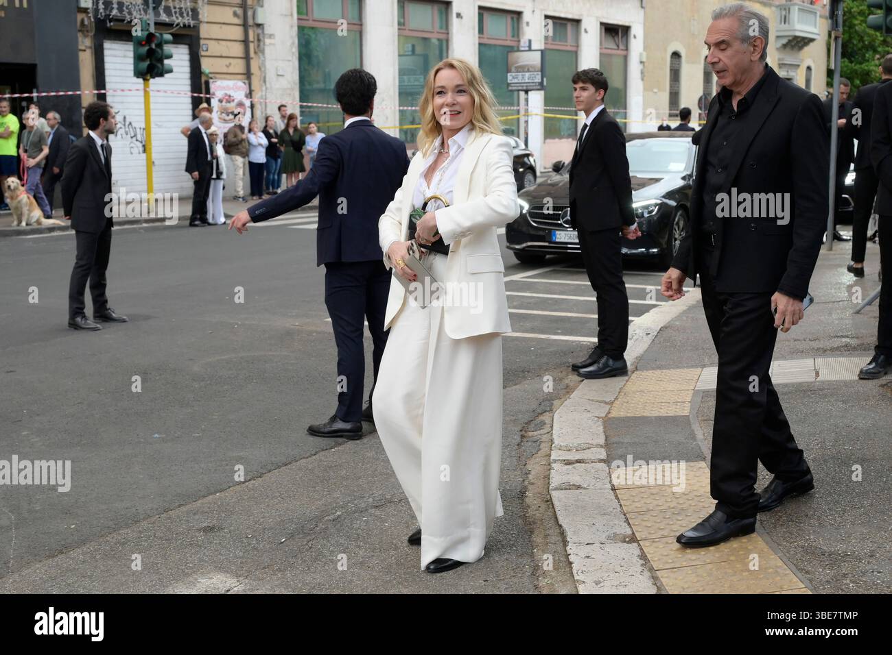 Rome, Italy. 27th May, 2025. Stefania Rocca (l) and Carlo Capasa (r ...