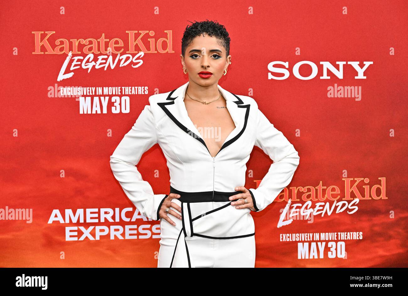 Nicque Marina attends the world premiere of "Karate Kid: Legends" at ...