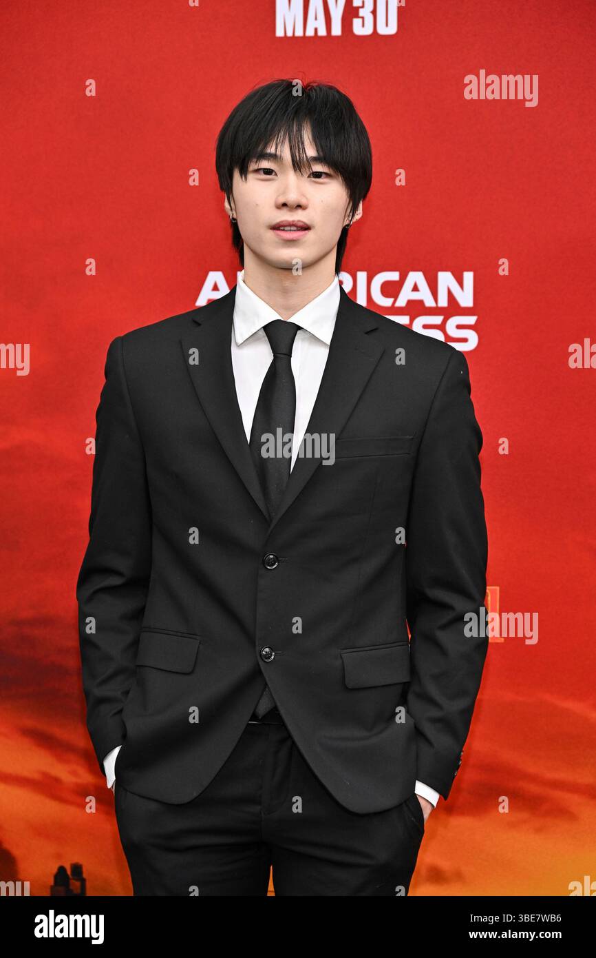 Ryan Lin attends the world premiere of "Karate Kid: Legends" at the SVA Theatre on Tuesday, May ...