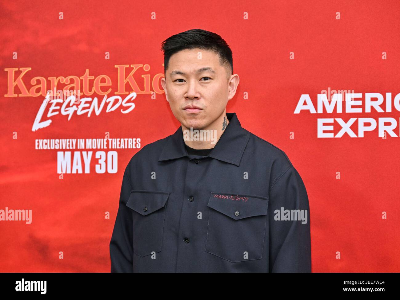 Jin Au-Yeung (aka MC Jin) attends the world premiere of "Karate Kid ...