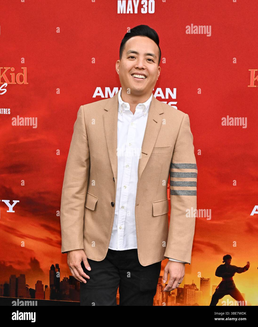 Alan Yang attends the world premiere of "Karate Kid: Legends" at the ...
