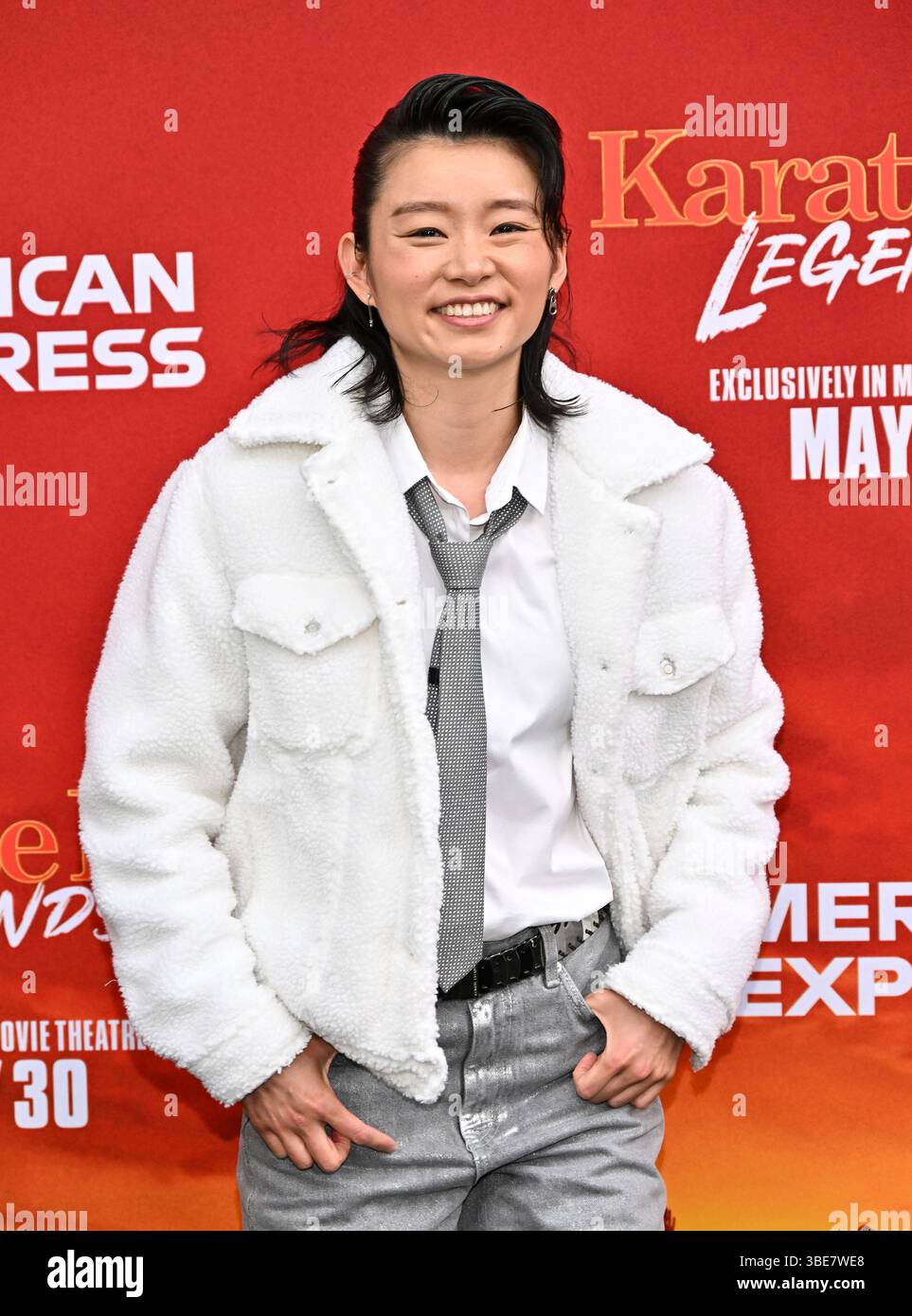 Celia Au attends the world premiere of "Karate Kid: Legends" at the SVA ...