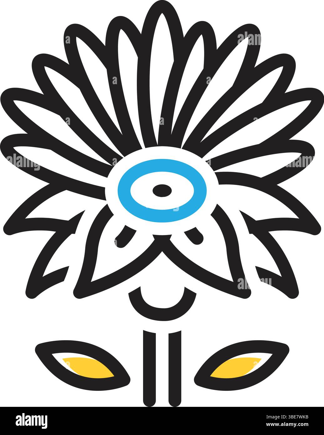 Blue lilium Stock Vector Images - Alamy