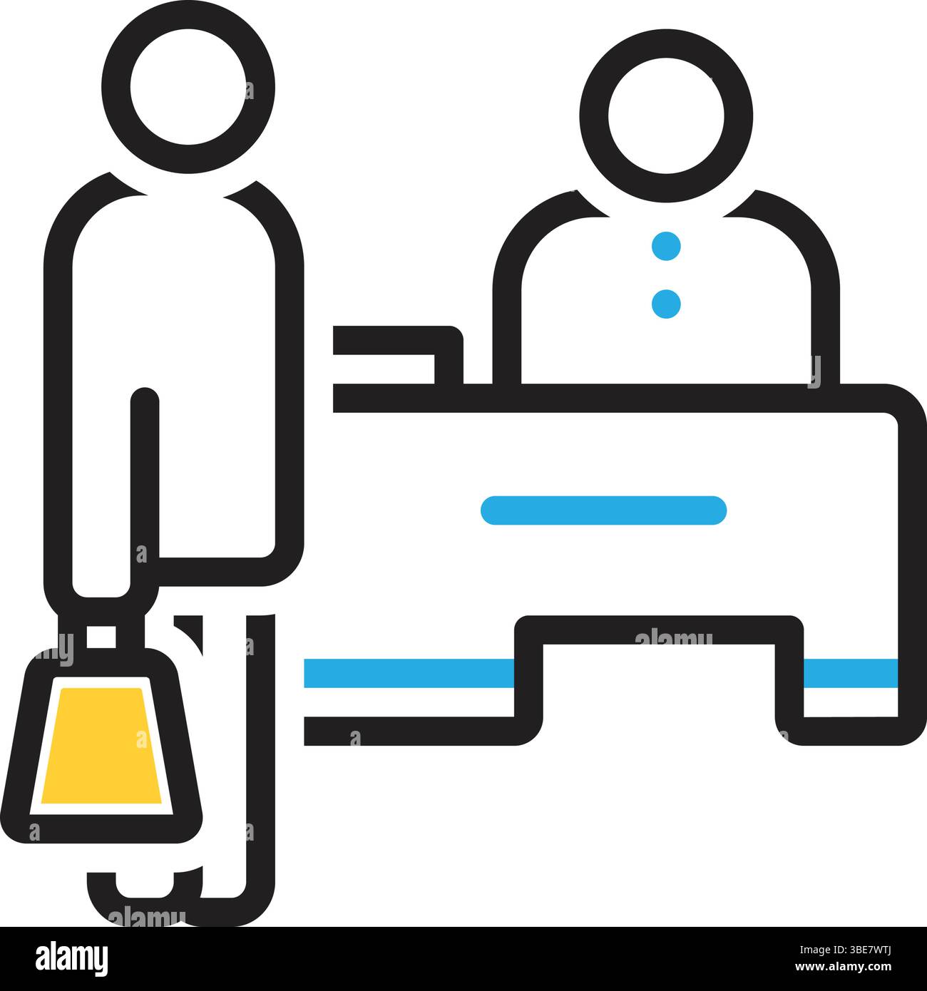 Counter buyer Stock Vector Images - Alamy