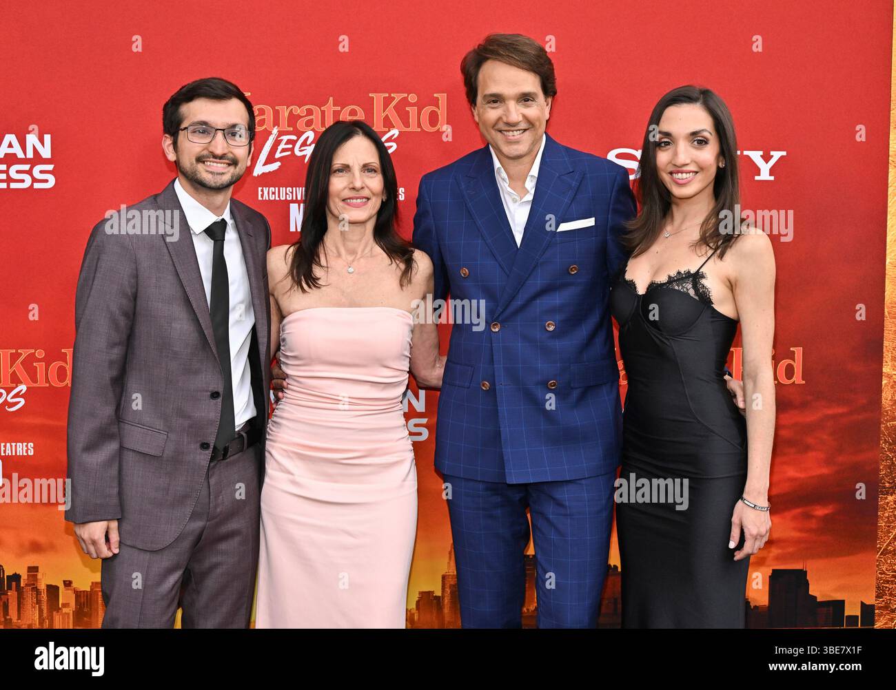 Daniel Macchio, left, Phyllis Macchio, Ralph Macchio and Julia Macchio ...