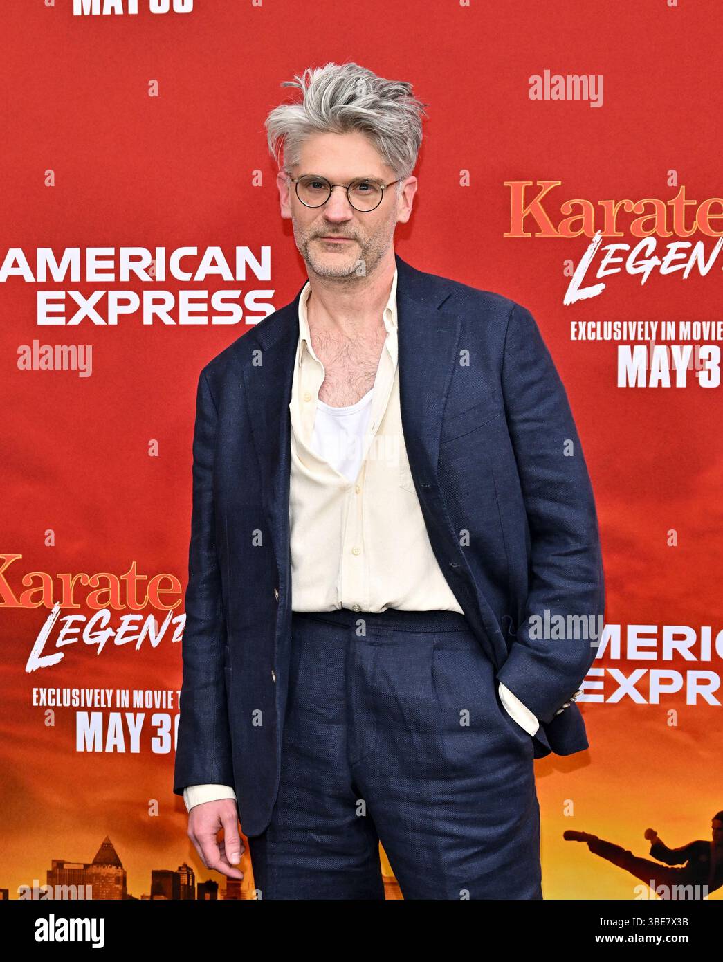 Jonathan Entwistle attends the world premiere of "Karate Kid: Legends ...