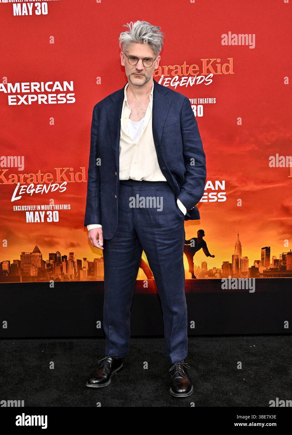 Jonathan Entwistle attends the world premiere of "Karate Kid: Legends ...