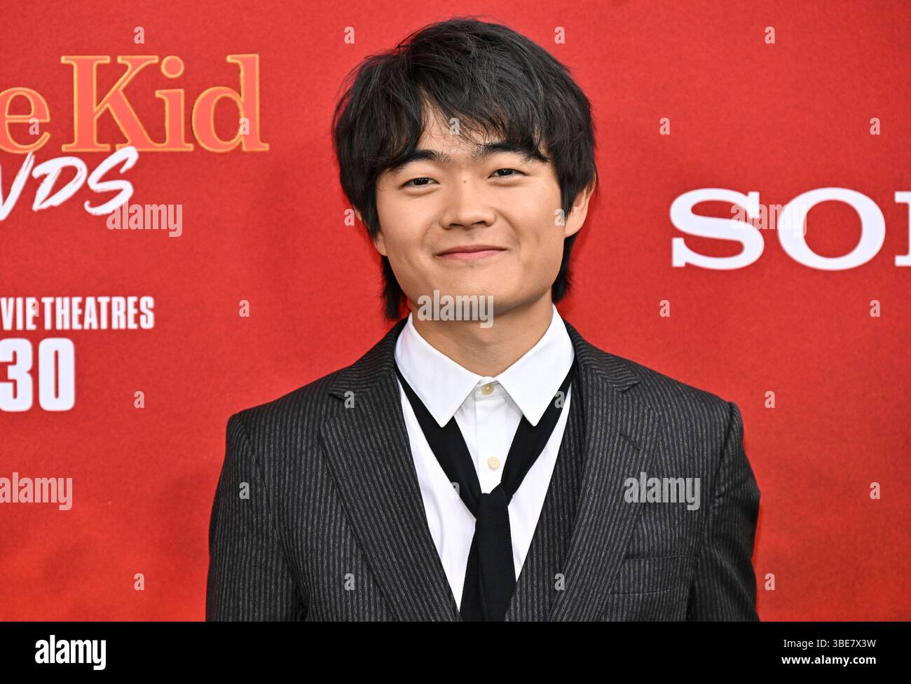 Ben Wang attends the world premiere of "Karate Kid: Legends" at the SVA ...