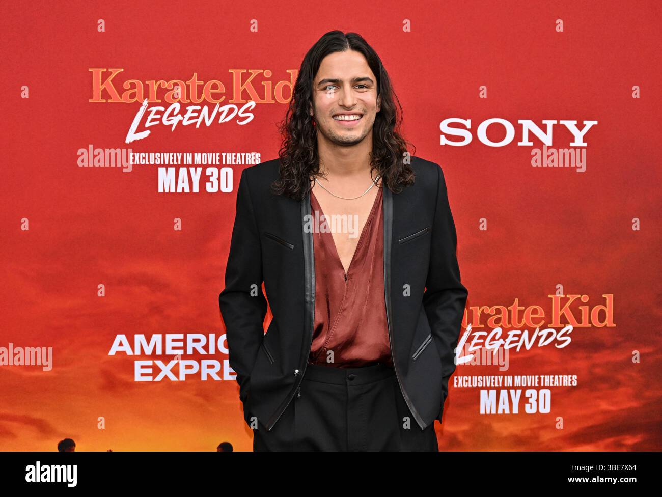 Aramis Knight attends the world premiere of "Karate Kid: Legends" at ...