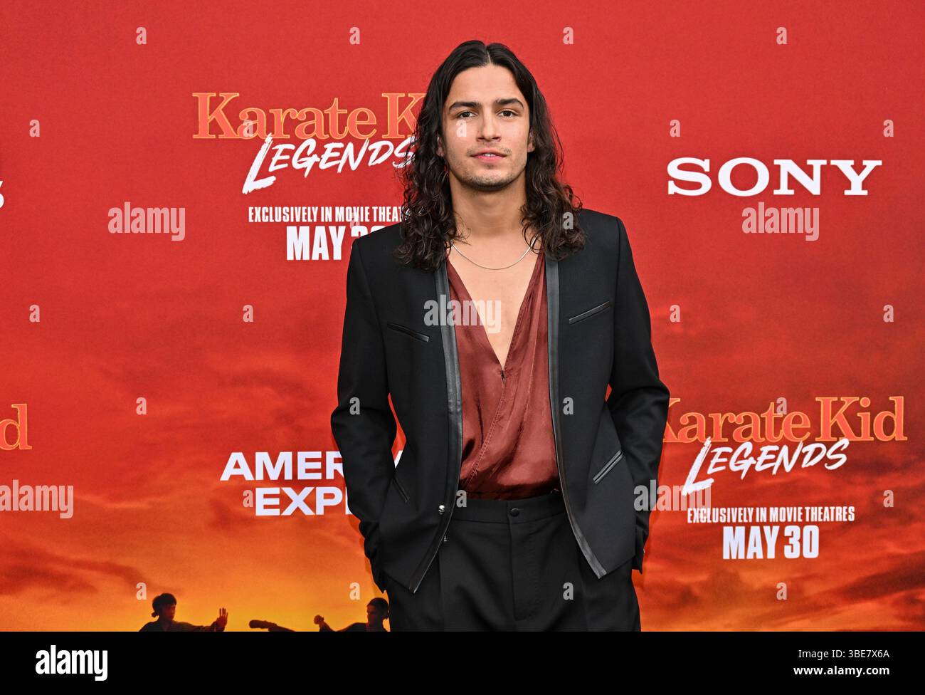 Aramis Knight attends the world premiere of "Karate Kid: Legends" at ...