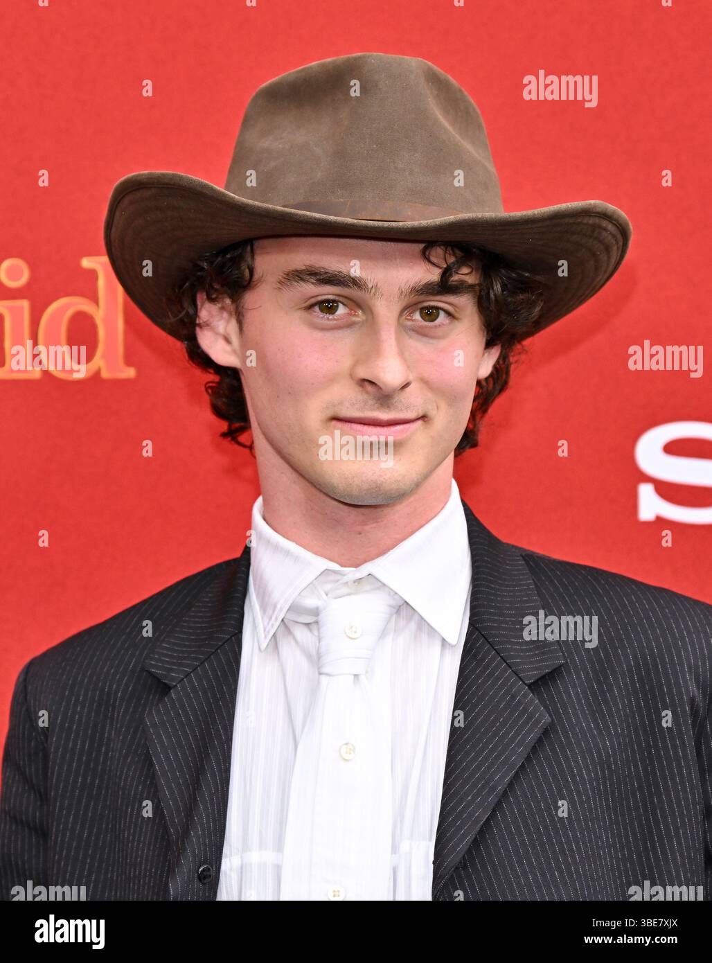 Wyatt Oleff attends the world premiere of "Karate Kid: Legends" at the ...