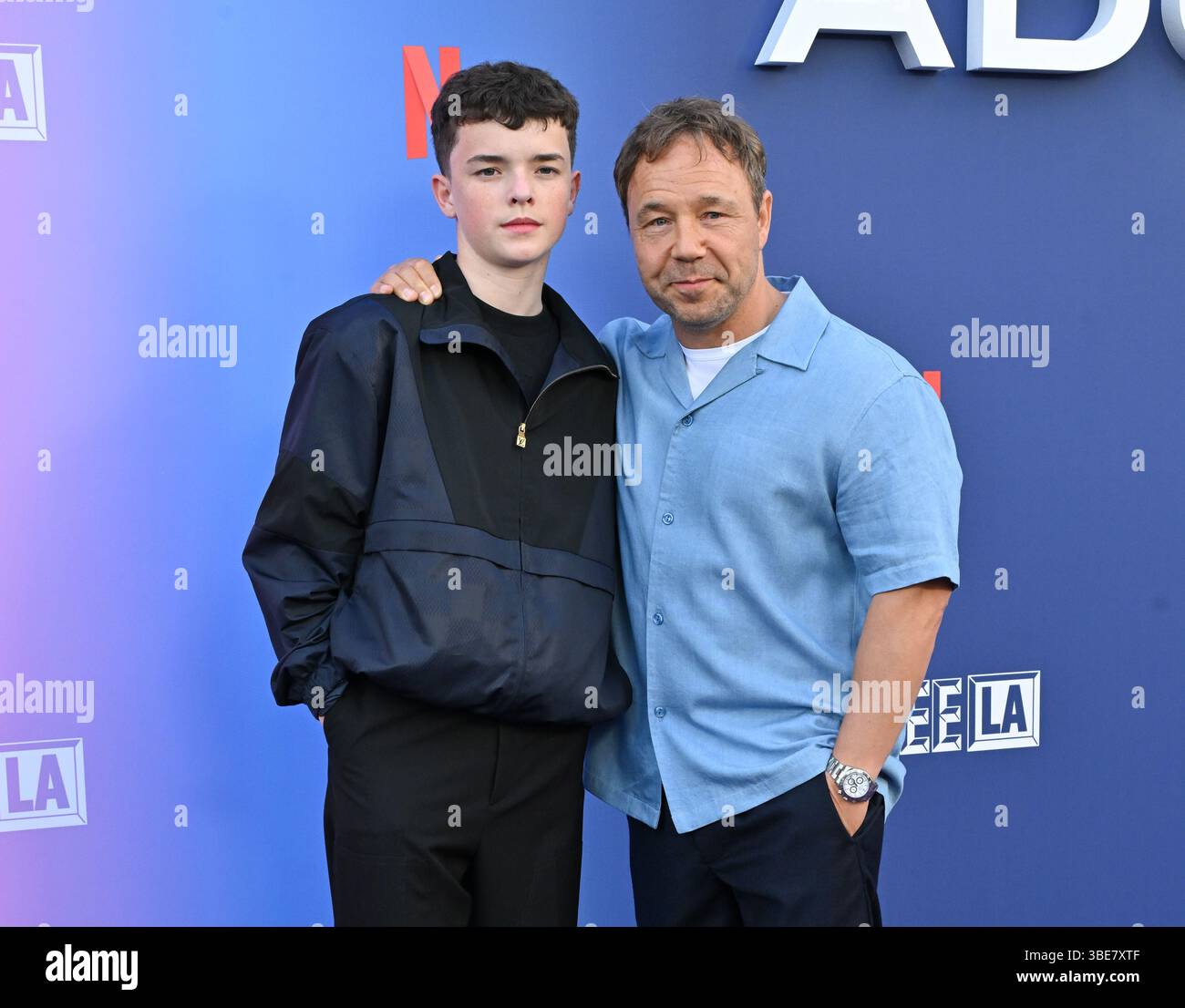 North Hollywood, USA. 27th May, 2025. Owen Cooper and Stephen Graham ...