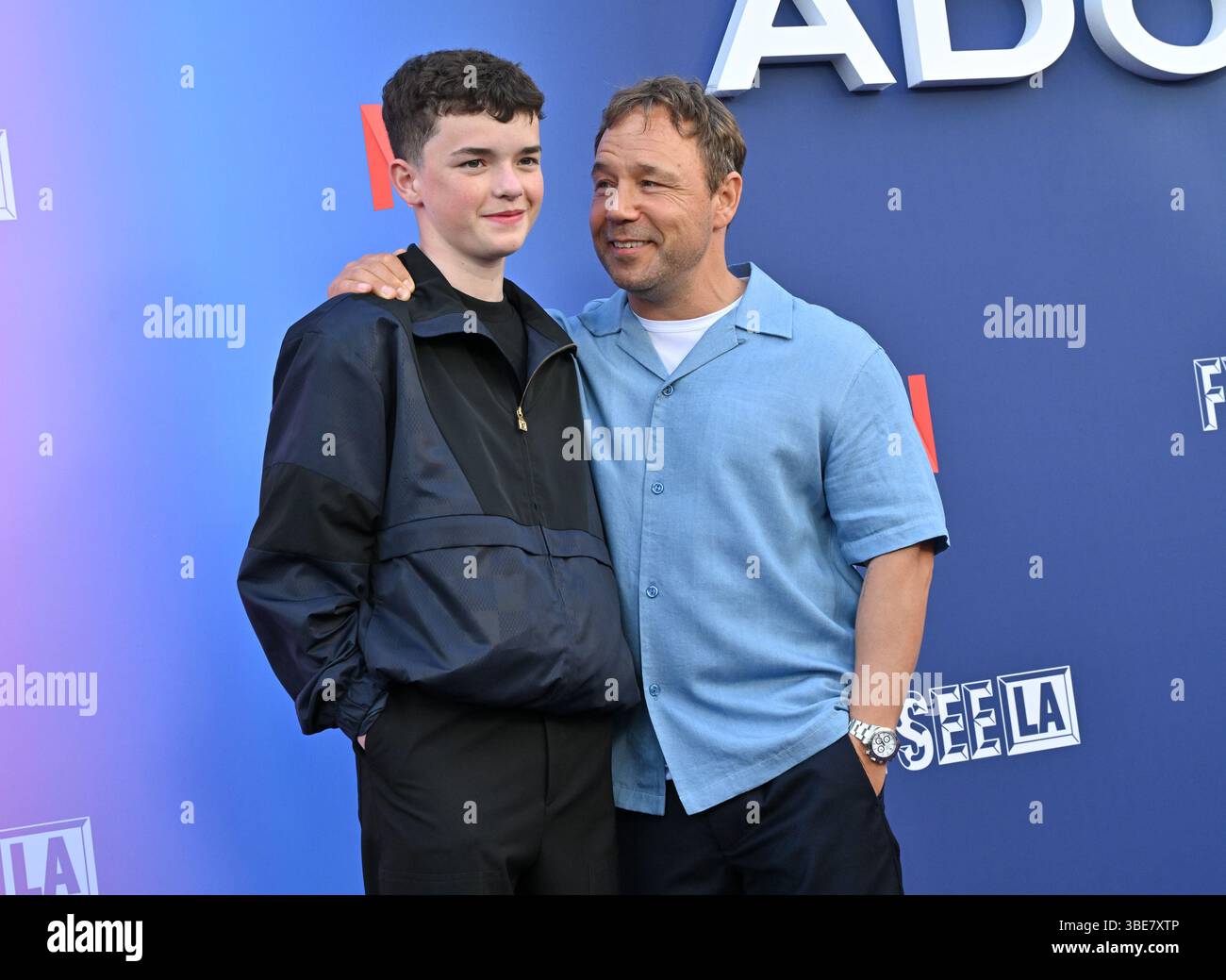 North Hollywood, USA. 27th May, 2025. Owen Cooper and Stephen Graham ...