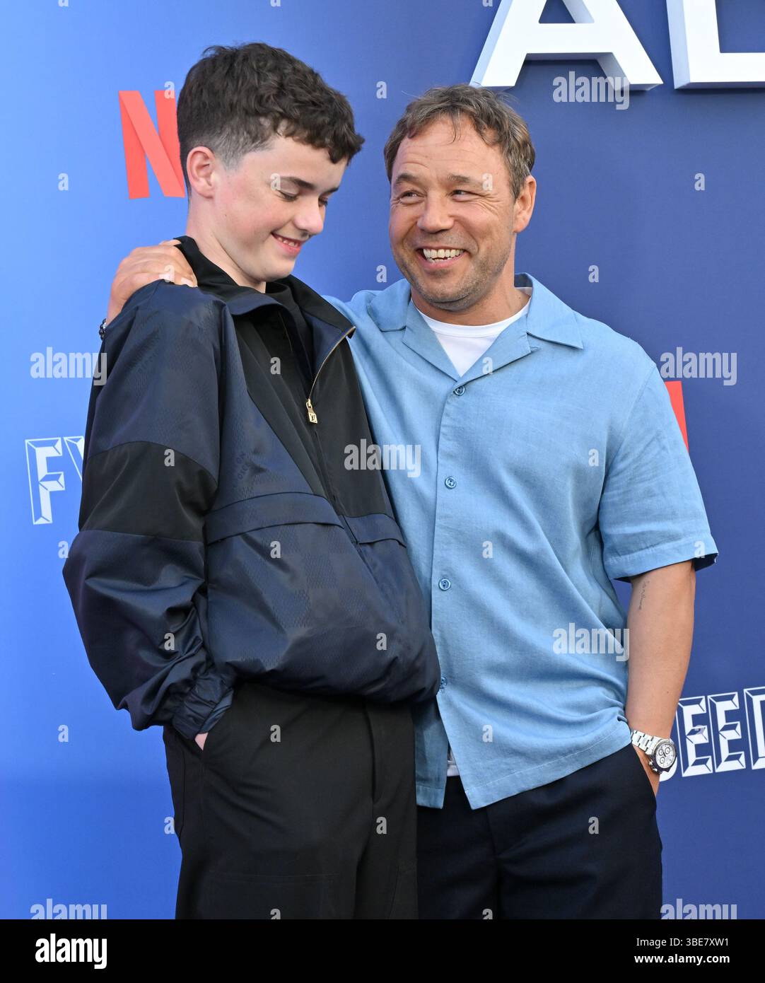 North Hollywood, USA. 27th May, 2025. Owen Cooper and Stephen Graham ...