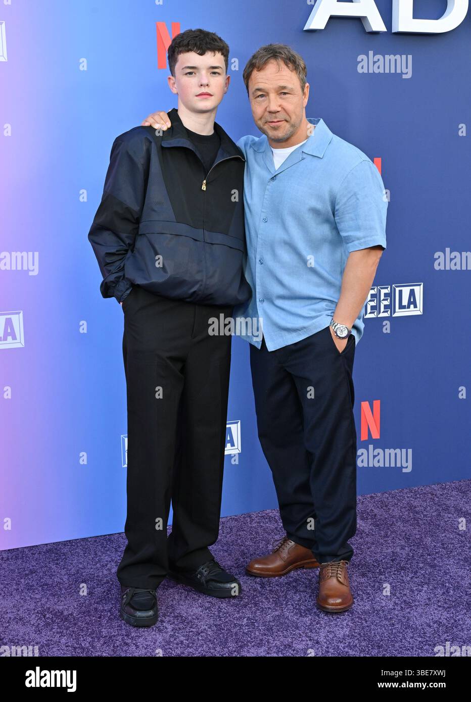 North Hollywood, USA. 27th May, 2025. Owen Cooper and Stephen Graham ...