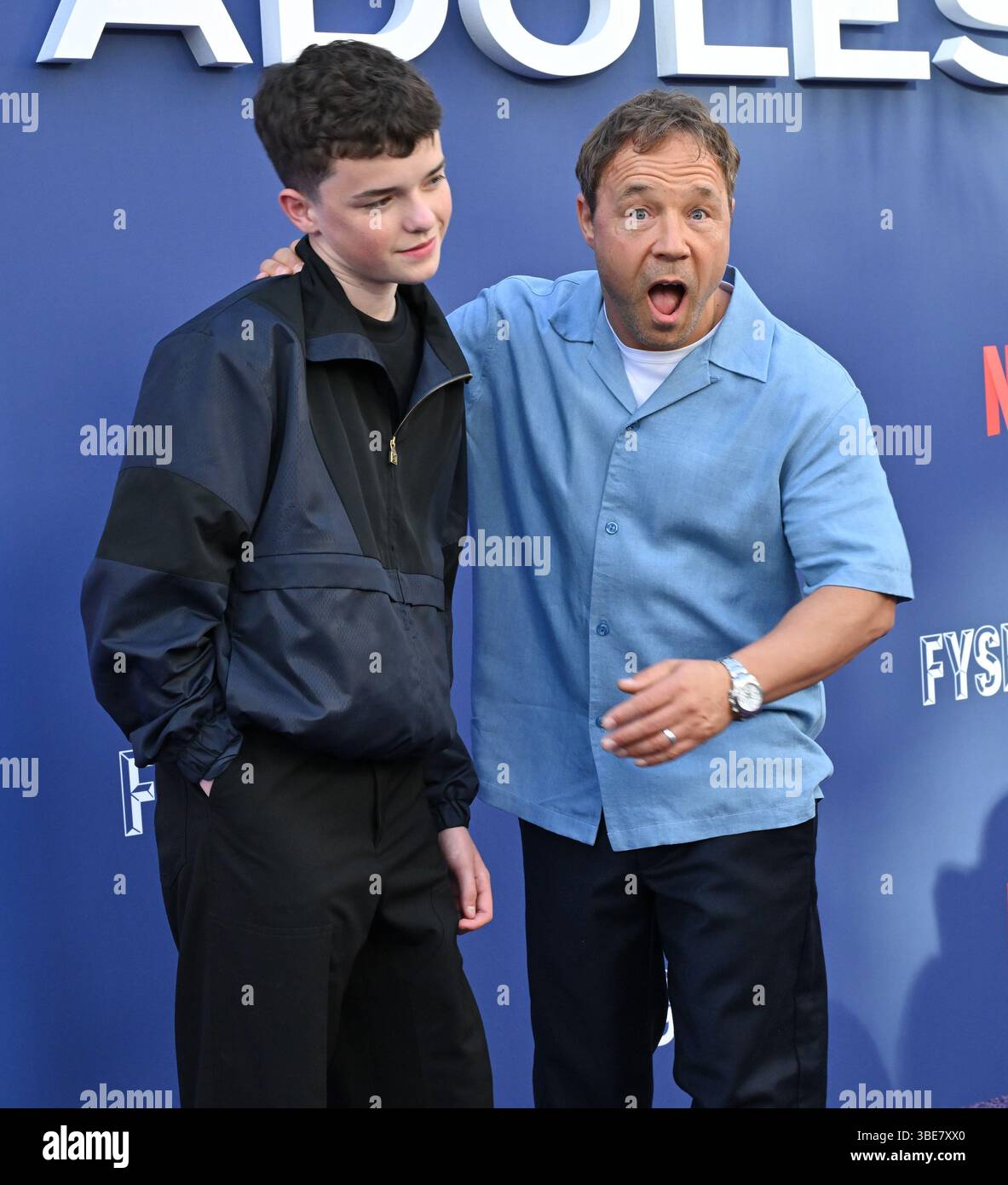 North Hollywood, USA. 27th May, 2025. Owen Cooper and Stephen Graham ...