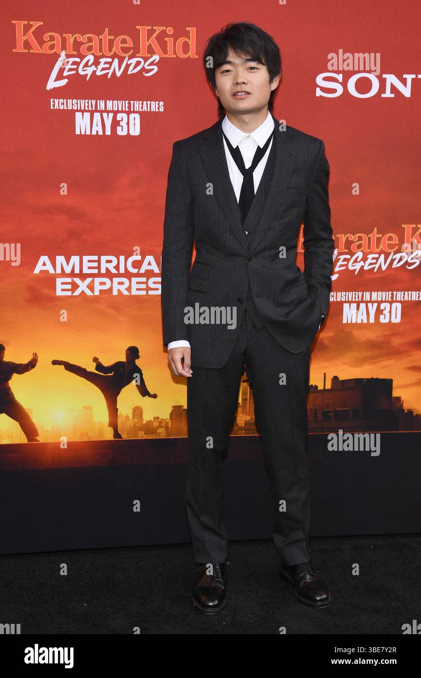 New York, USA. 27th May, 2025. Ben Wang attends the 'Karate Kid ...