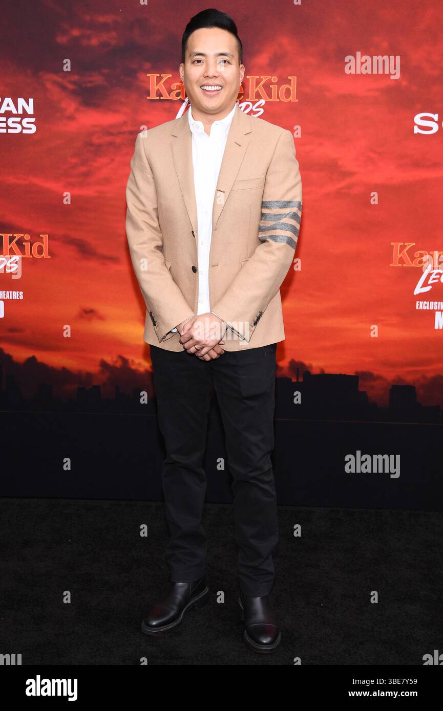 New York, USA. 27th May, 2025. Alan Yang attends the 'Karate Kid ...