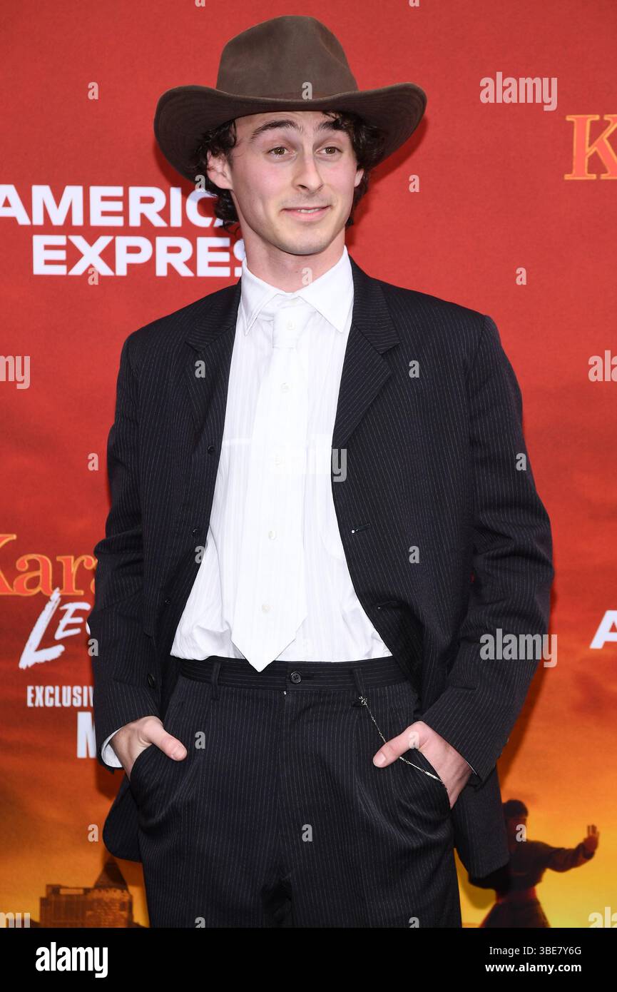 New York, USA. 27th May, 2025. Wyatt Oleff attends the 'Karate Kid ...