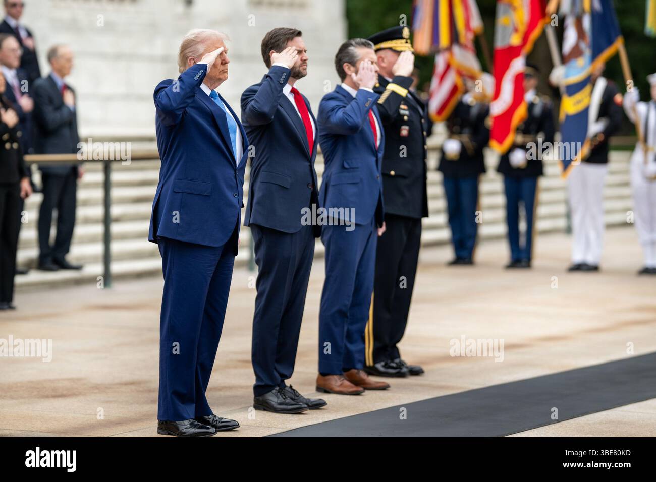 May 26, 2025, Arlington, Virginia, USA: President Donald Trump greets ...