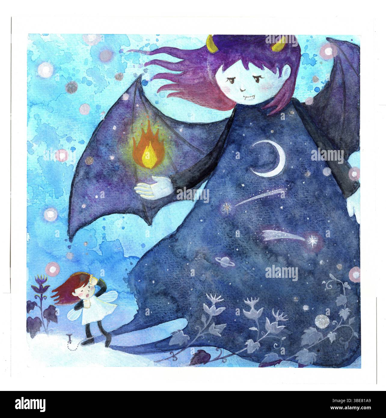 Moon and universe Cut Out Stock Images & Pictures - Alamy