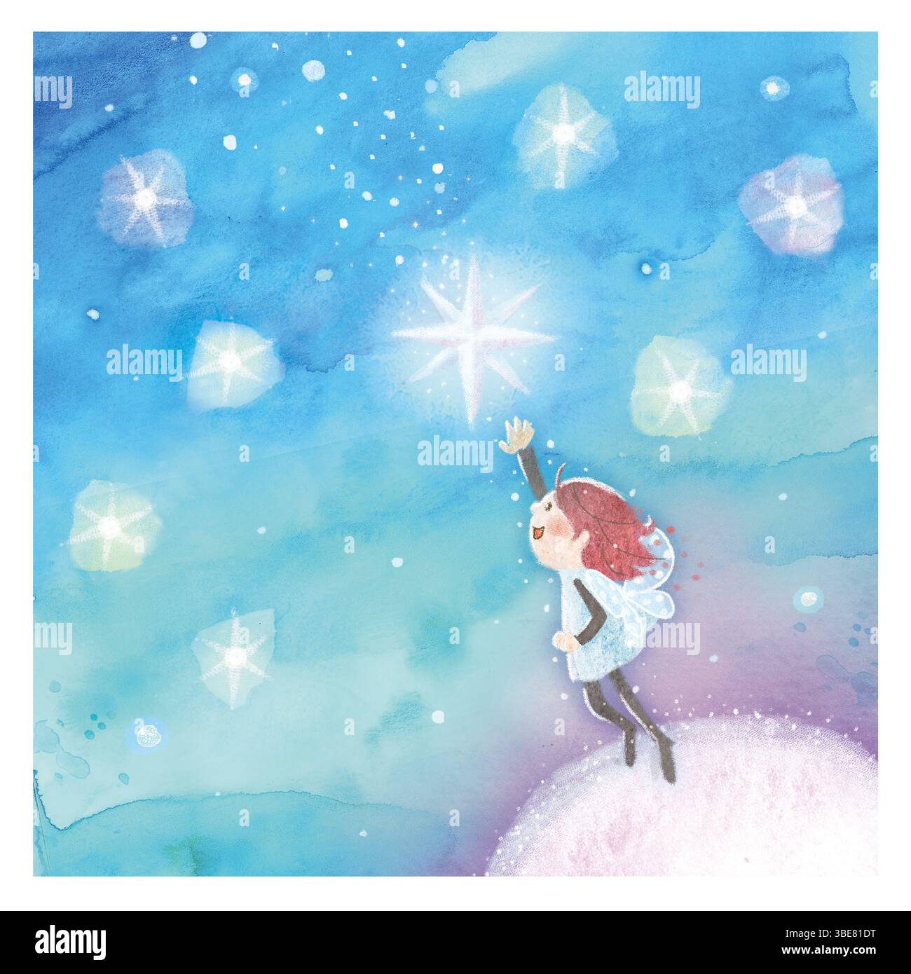 Children with star hi-res stock photography and images - Alamy