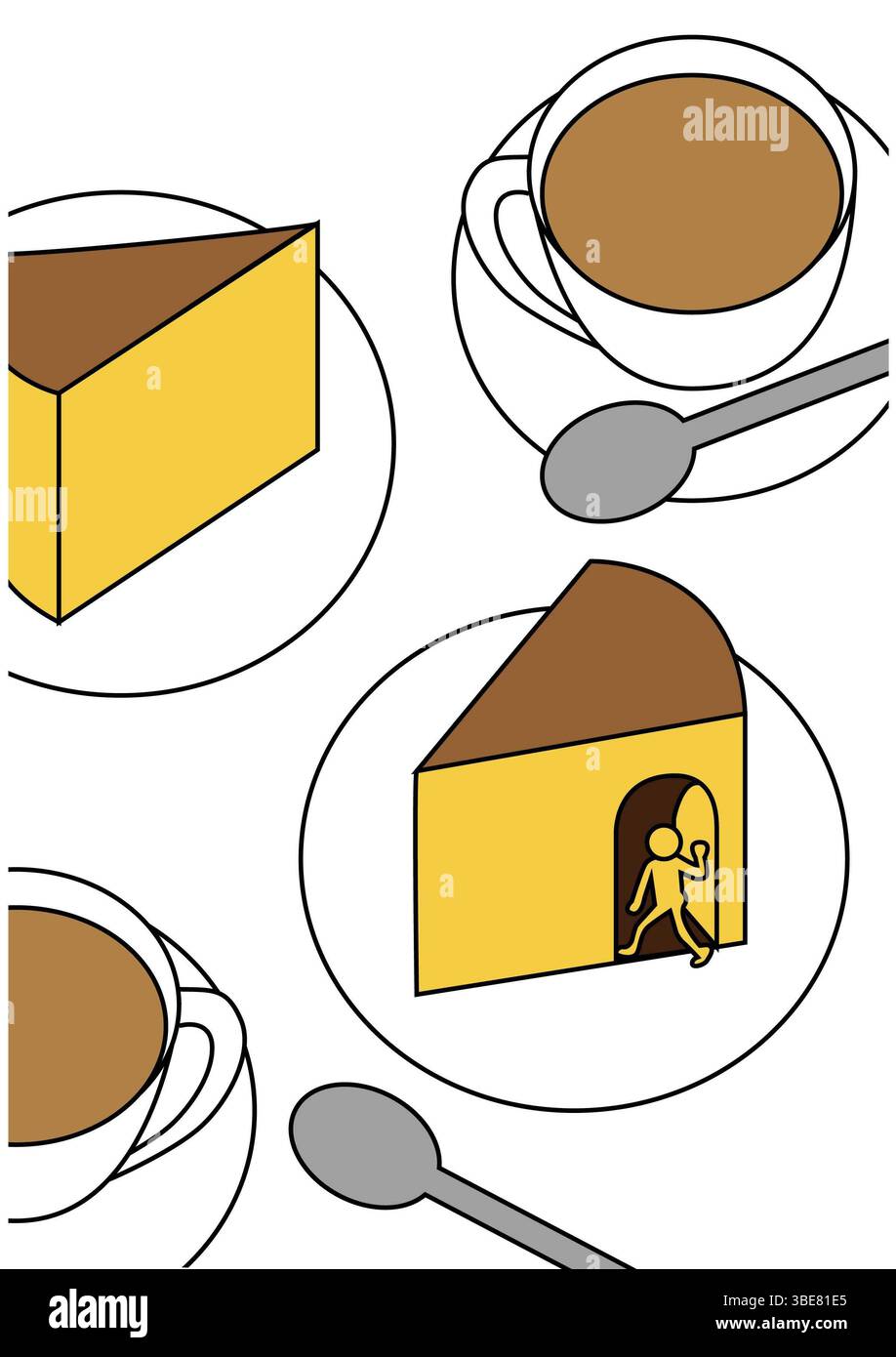 Living room in bright Cut Out Stock Images & Pictures - Alamy