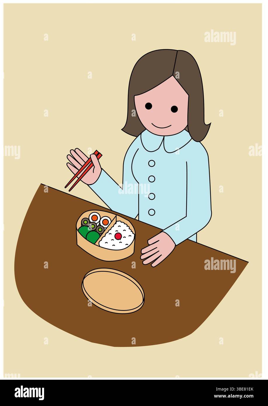 Female employee's lunch box Stock Photo - Alamy