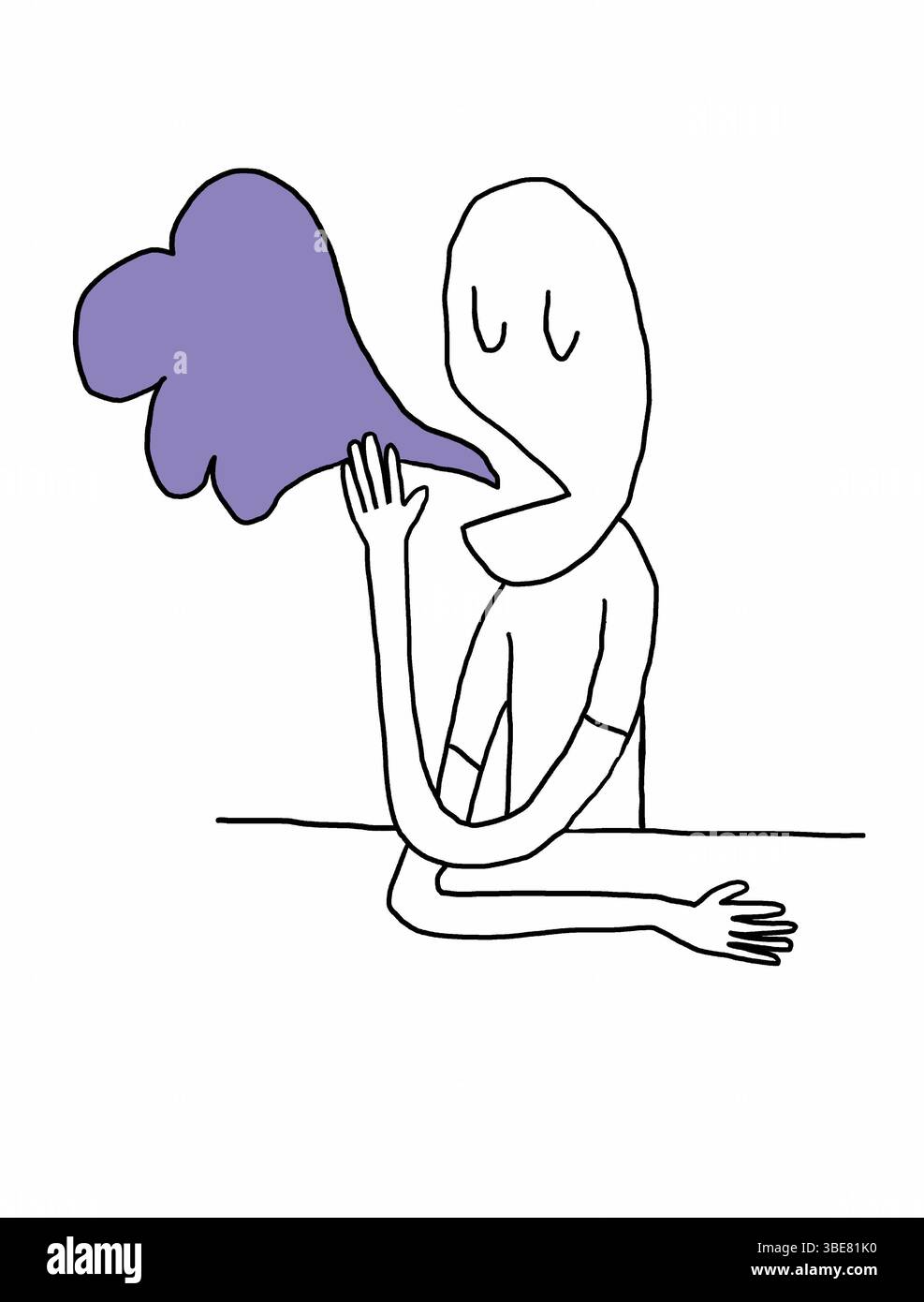 Man yawning mouth open Cut Out Stock Images & Pictures - Alamy