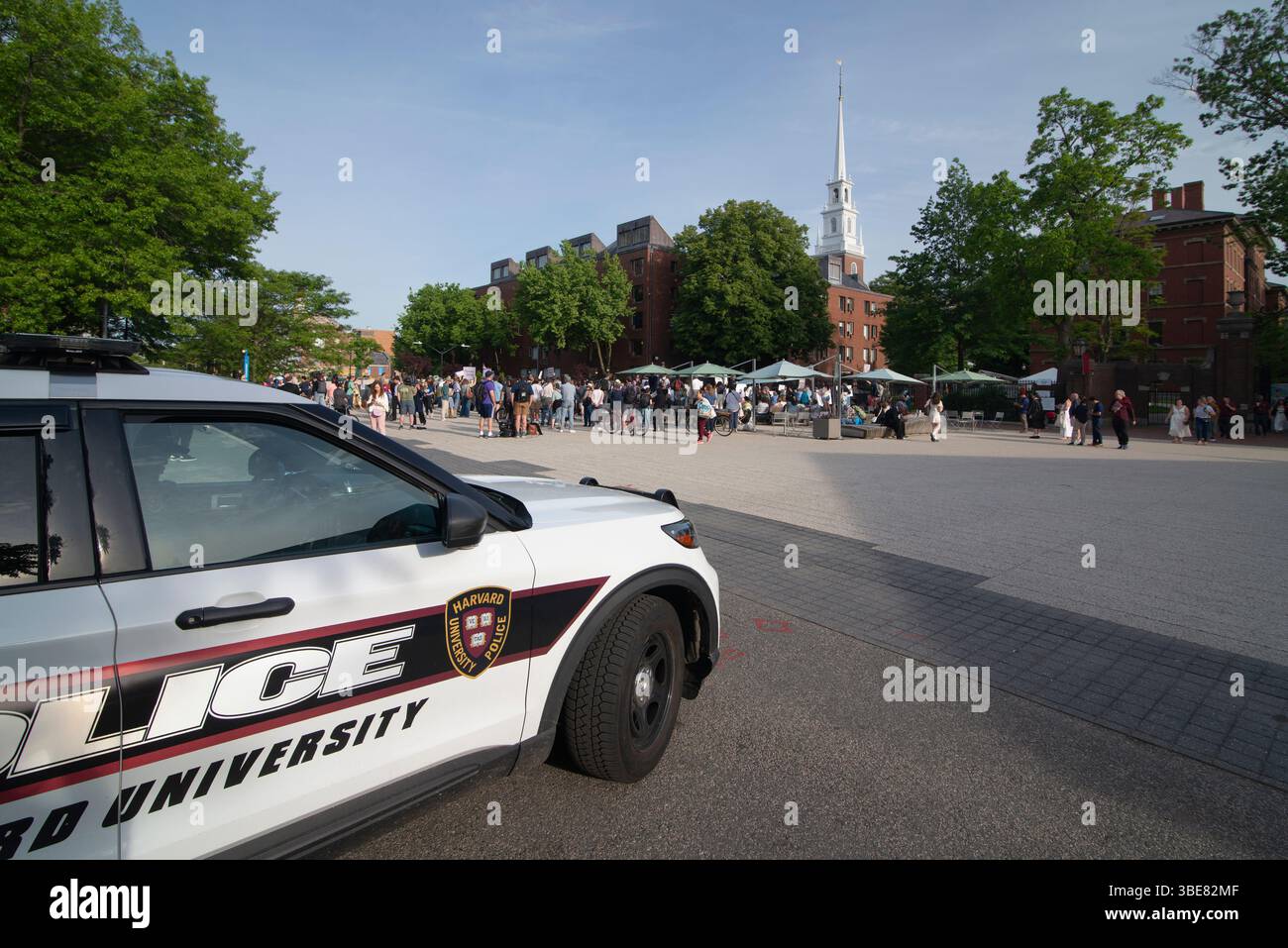 Harvard demonstration, Cambridge, Massachusetts, USA. 27 May 2025 ...