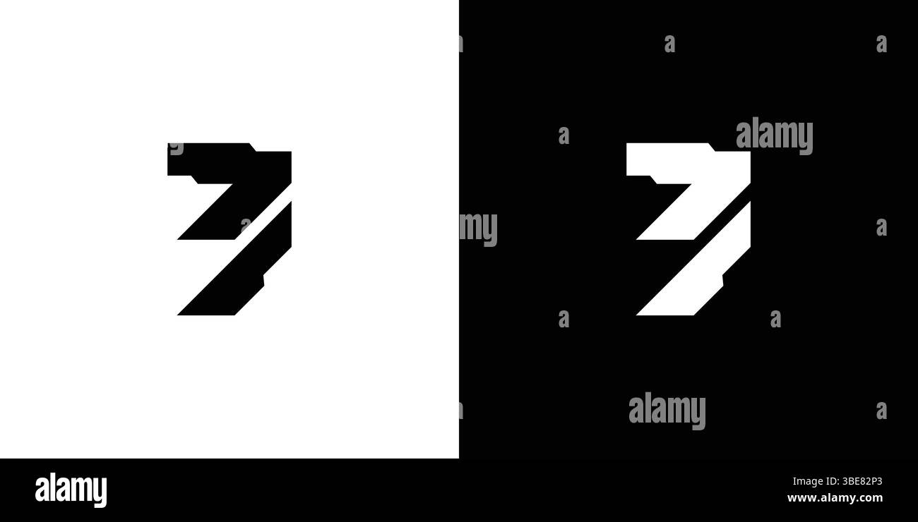 Futuristic logo set Black and White Stock Photos & Images - Alamy