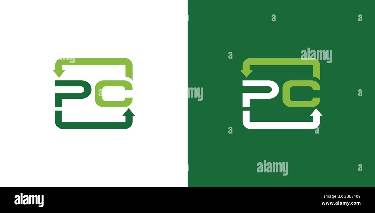 PC Recycle logo design unique and modern Stock Vector Image & Art - Alamy