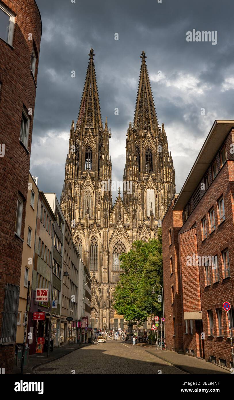 Historic View of Cologne Cathedral – Germany’s Gothic Landmark on the ...