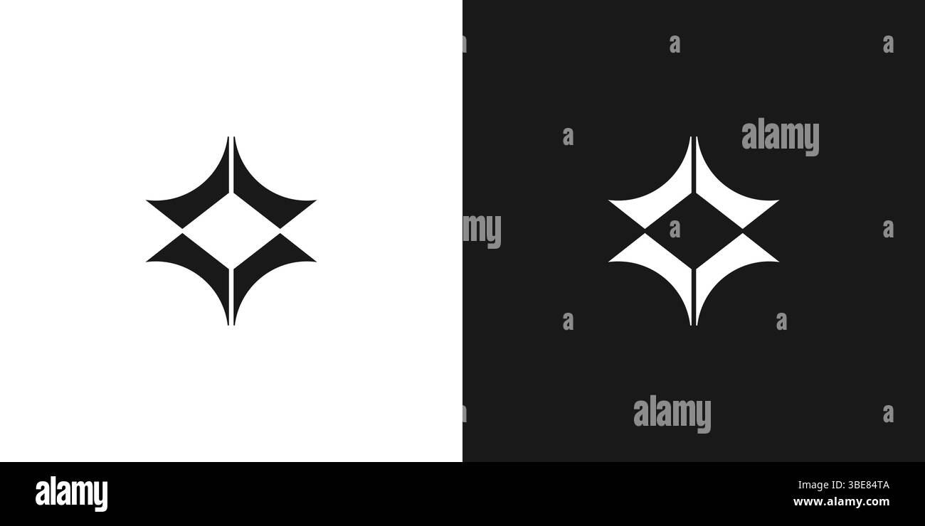 Abstract and cool star icon logo design Stock Vector Image & Art - Alamy