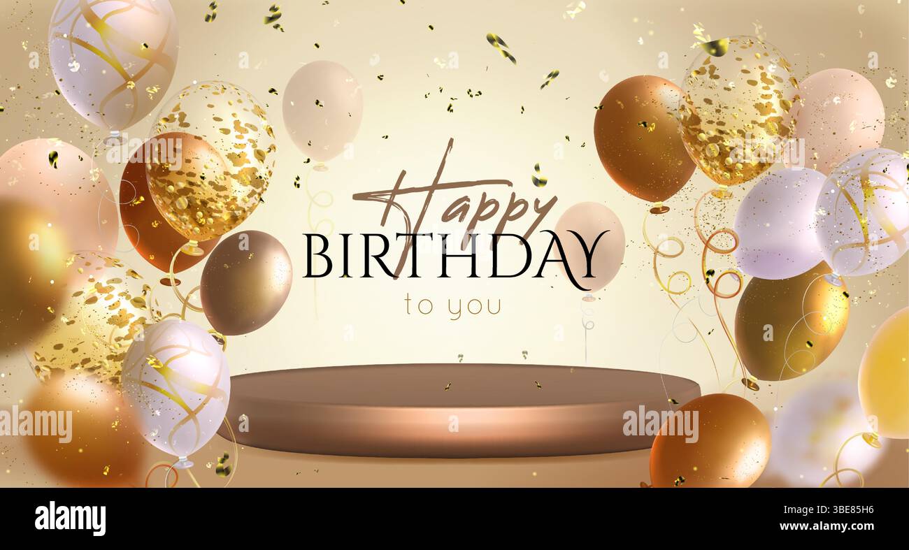 Gold confetti bg Stock Vector Images - Alamy