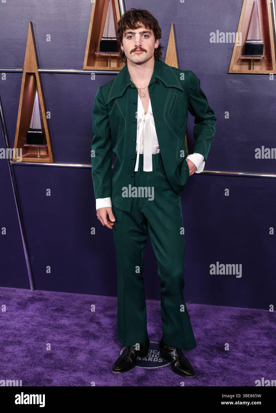 LAS VEGAS, NEVADA, USA - MAY 26: Benson Boone arrives at the 2025 ...