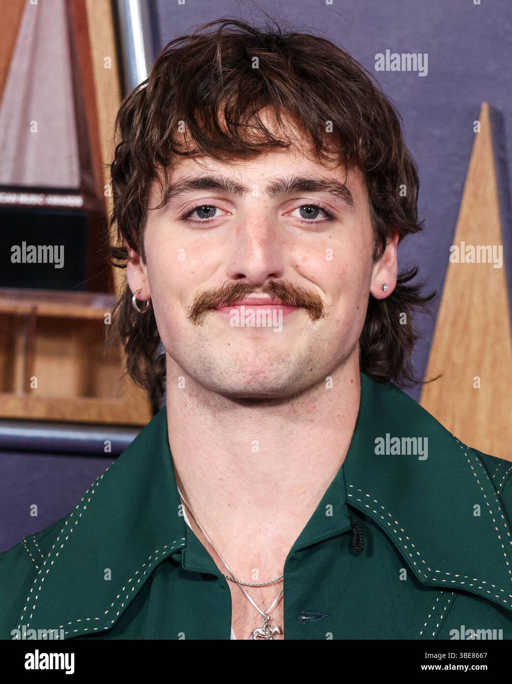 LAS VEGAS, NEVADA, USA - MAY 26: Benson Boone arrives at the 2025 ...