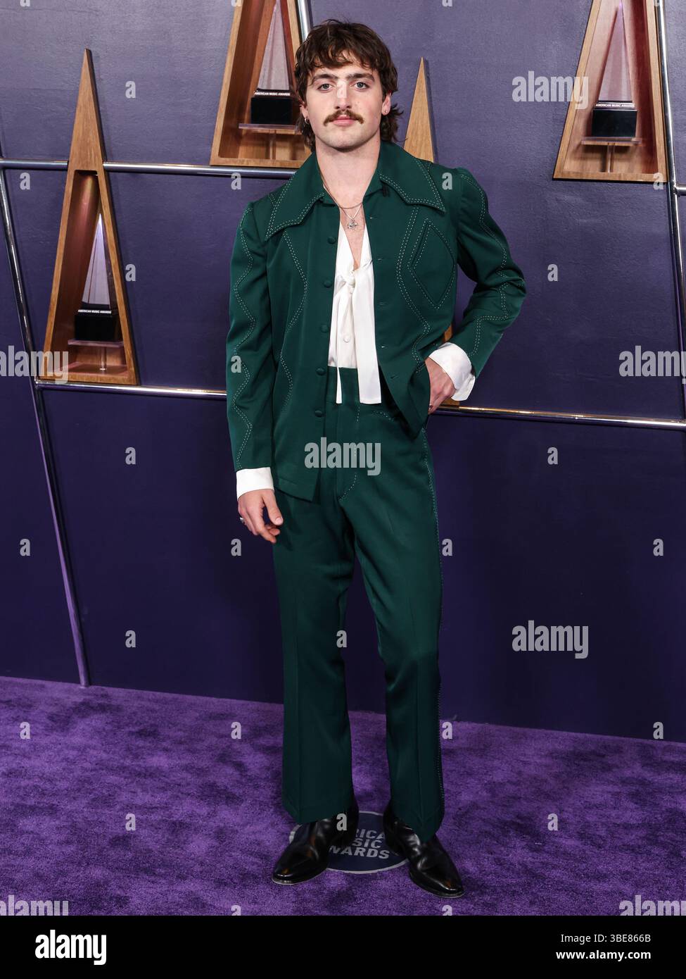 LAS VEGAS, NEVADA, USA - MAY 26: Benson Boone arrives at the 2025 ...