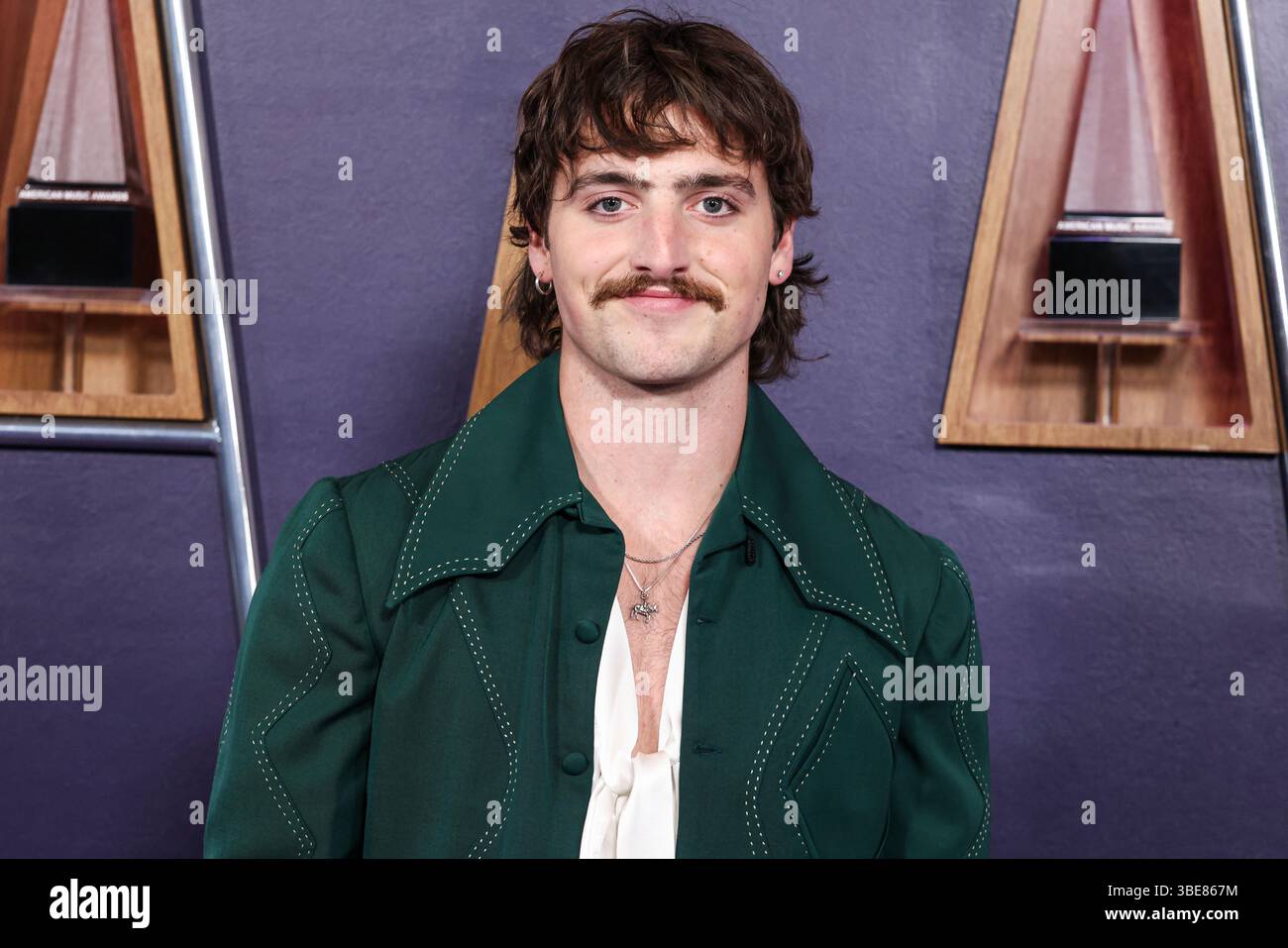 LAS VEGAS, NEVADA, USA - MAY 26: Benson Boone arrives at the 2025 ...