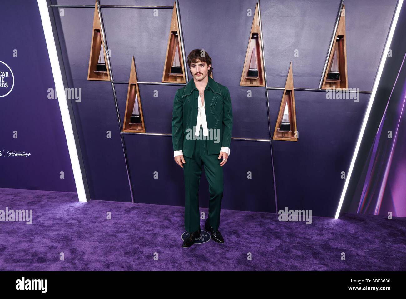 LAS VEGAS, NEVADA, USA - MAY 26: Benson Boone arrives at the 2025 ...