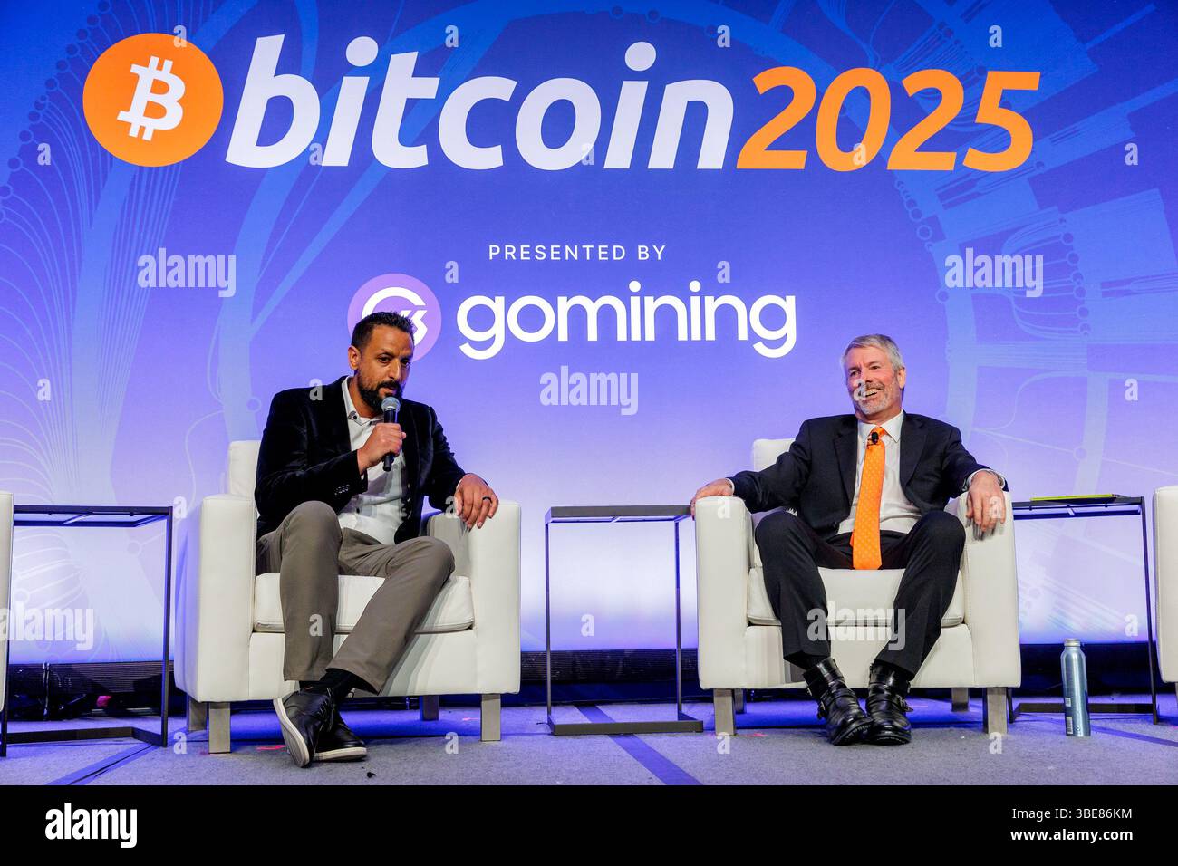 Michael J. Saylor, American entrepreneur and business executive, speaks ...