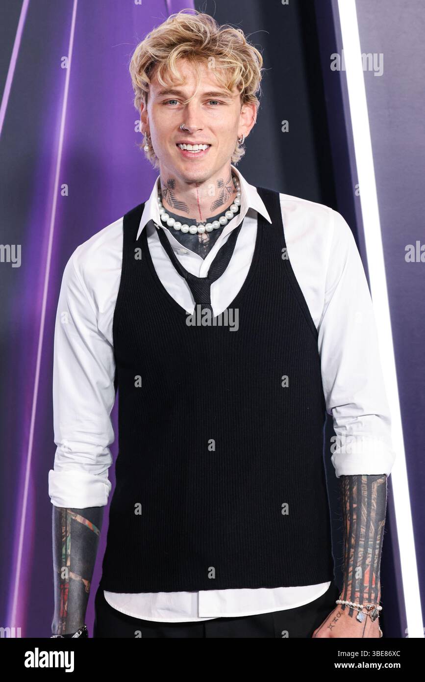 LAS VEGAS, NEVADA, USA - MAY 26: Machine Gun Kelly (mgk) arrives at the ...